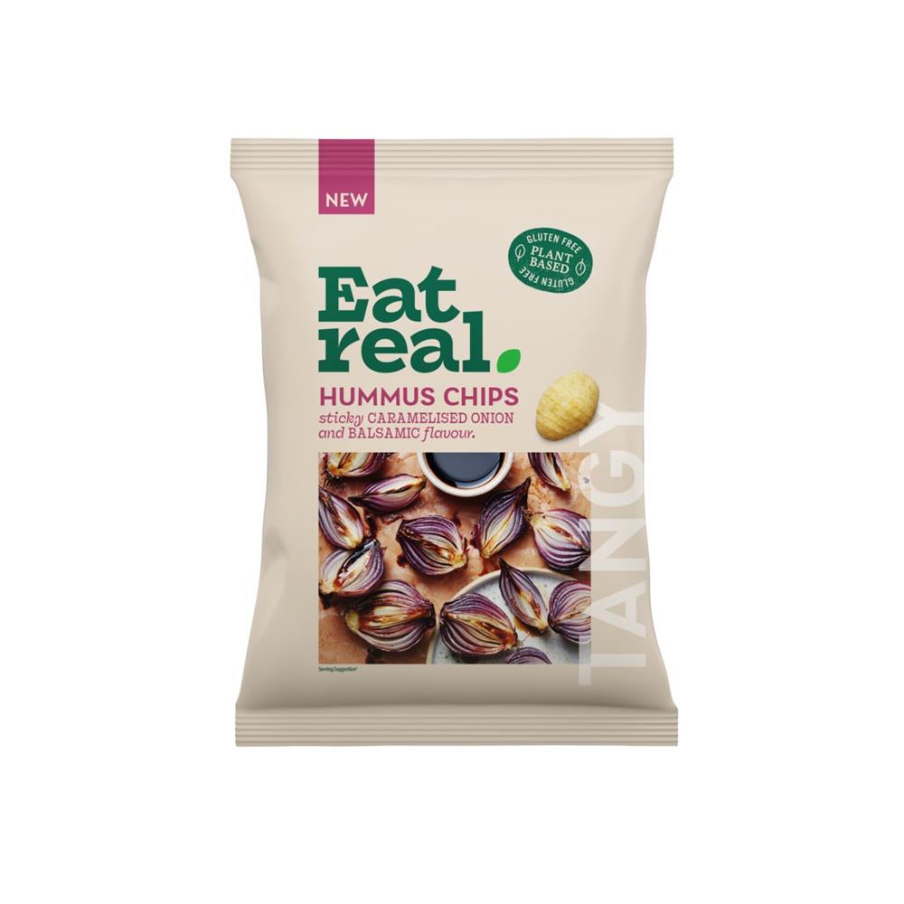 Eat Real Hummus Chips Caramelised Onion & Balsamic Vinegar 110g (Sold