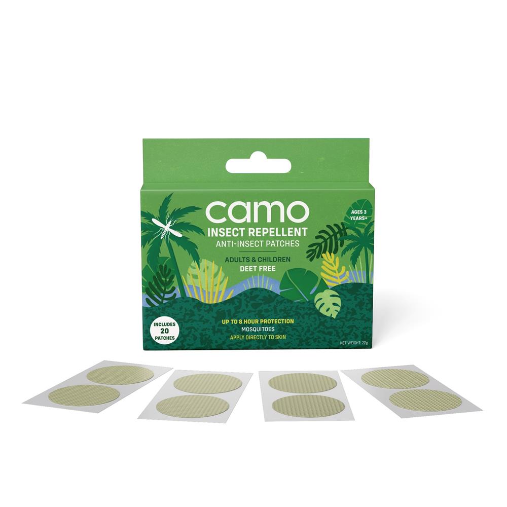 Camo CAMO Anti Insect Patches Mosquito Midges & Biting Insects