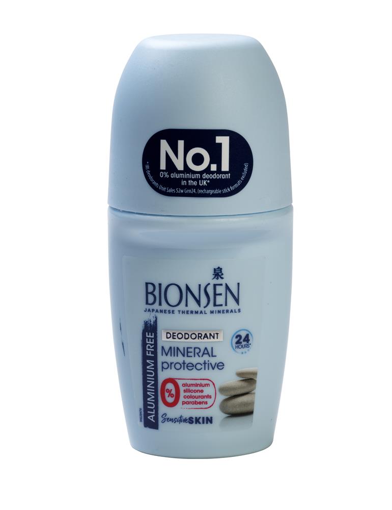 Bionsen Mineral Protective 50ml Roll On Deodorant (Sold in multiple of