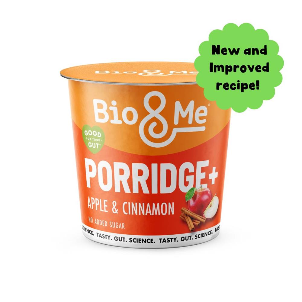 Bio&Me Apple & Cinnamon Gut Loving Porridge Pot 65g (Sold in multiple