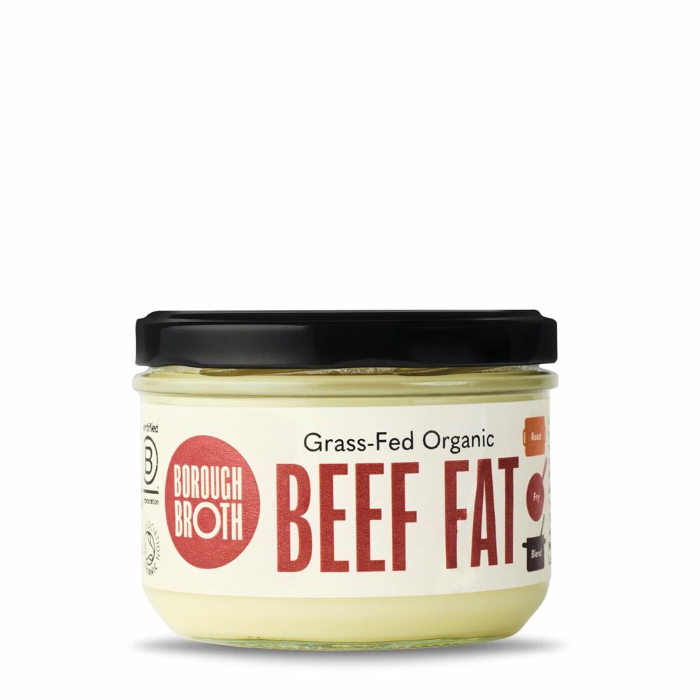 Borough Broth 100% Organic Beef Fat 190g