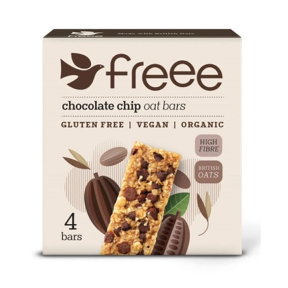 Doves Farm Org GF Choc Chip Flapjack 4 x 35g (Sold in multiple of 7)