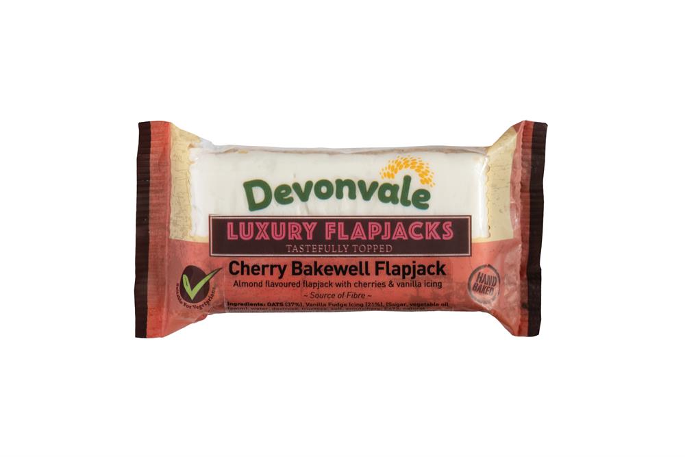 Devonvale Cherry Bakewell Flapjack 95g (Sold in multiple of 24)
