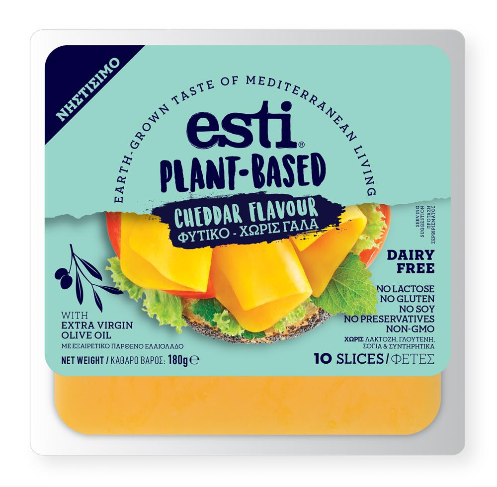Esti Chilled Esti Plant Based Cheddar Flavour Slices 180g