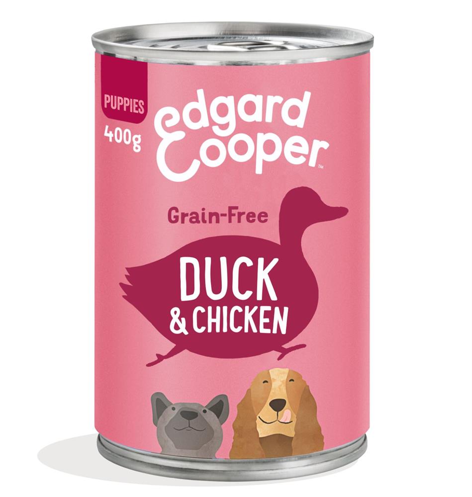 Edgard and Cooper Wet Puppy Food Duck & Chicken with Banana Mango & Pe