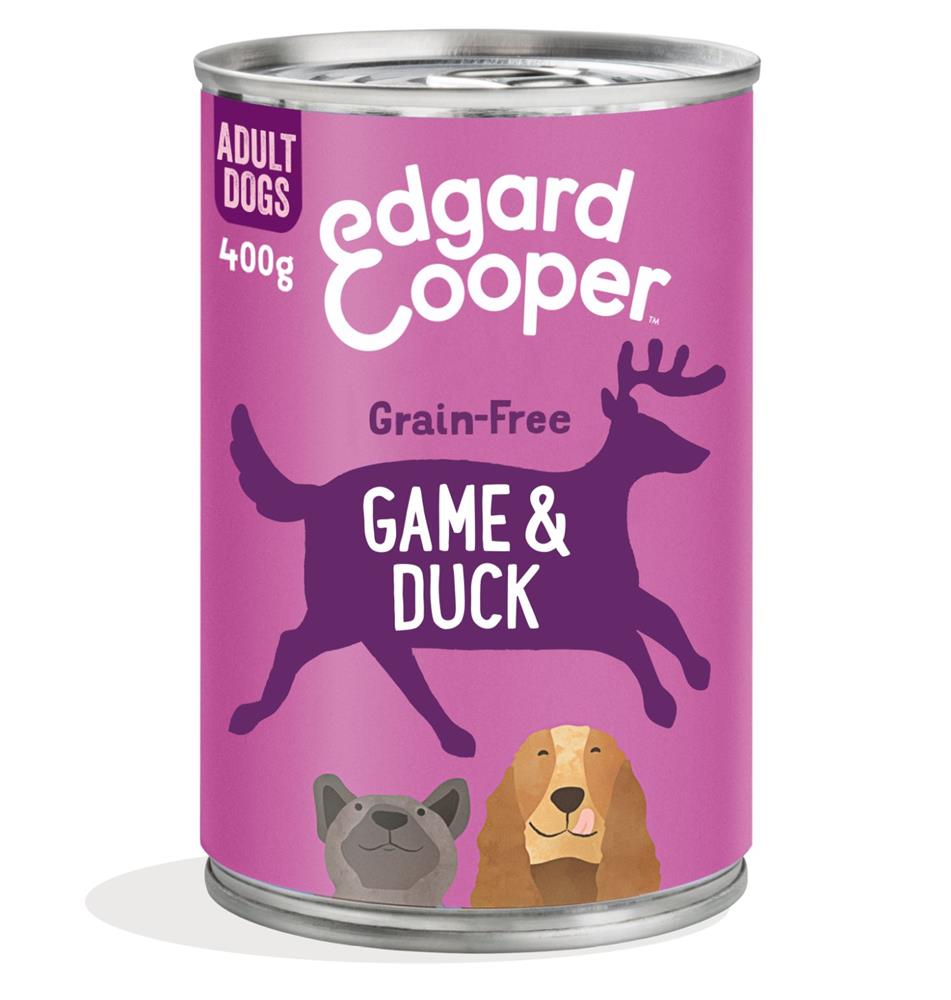 Edgard and Cooper Wet Dog Food Game & Duck with Beetroot Blueberry & P