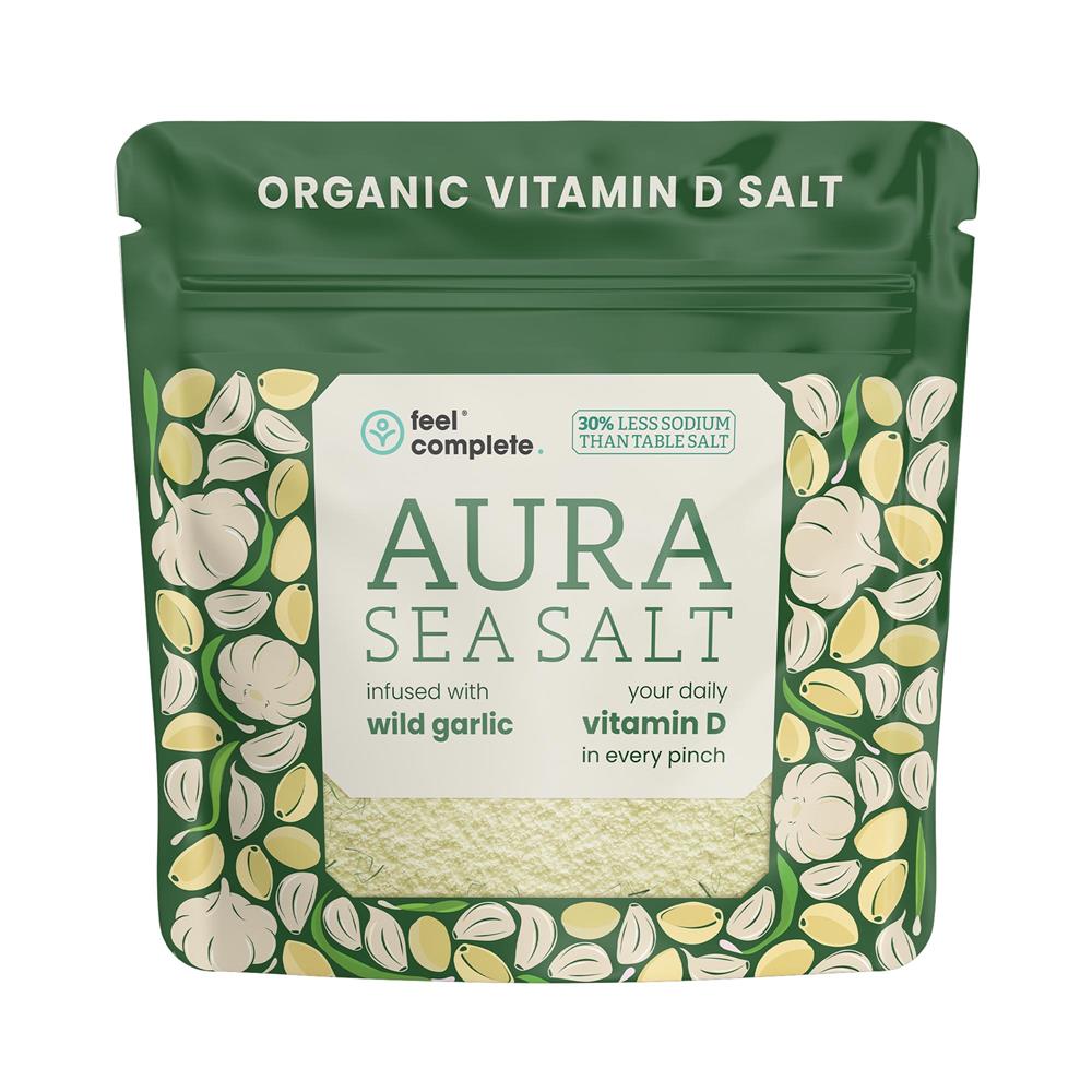 Feel Complete (Aura Sea Salt) Organic Wild Garlic Vitamin D Celtic Sal