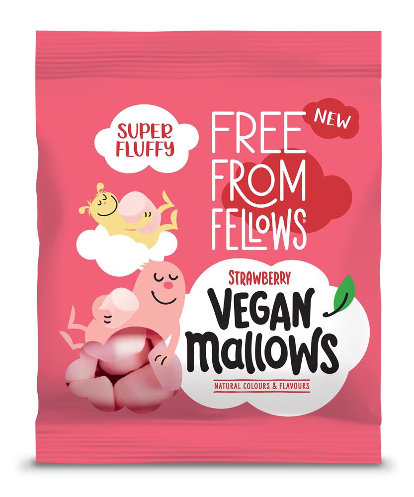 Free From 14 Vegan Strawberry Mallows 105g (Sold in multiple of 2)
