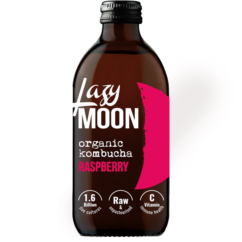 Lazy Moon LAZY MOON Raspberry Organic Kombucha 330ml (Sold in multiple