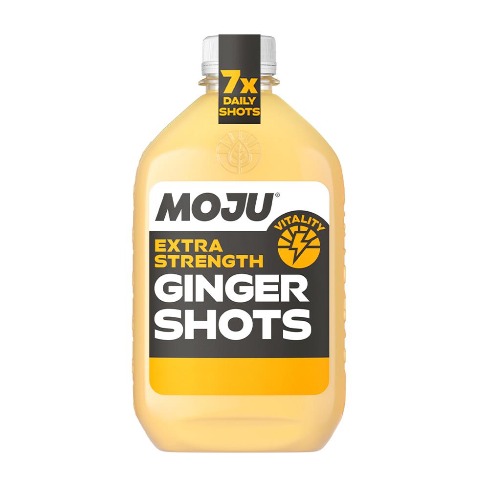 MOJU Ginger Extra Strength Vitality Dosing Bottle 7x Shots 420ml