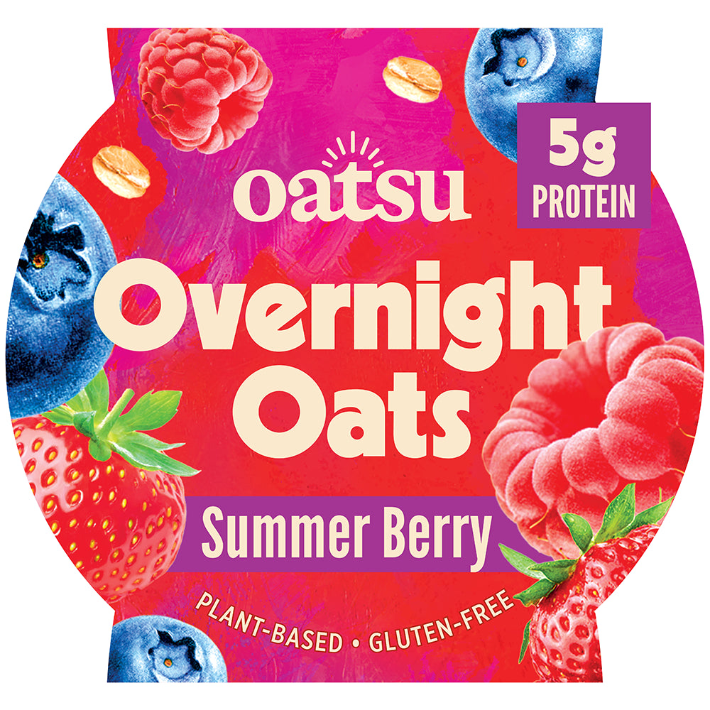 Oatsu Summer Berry Overnight Oats 160g (Sold in multiple of 2)