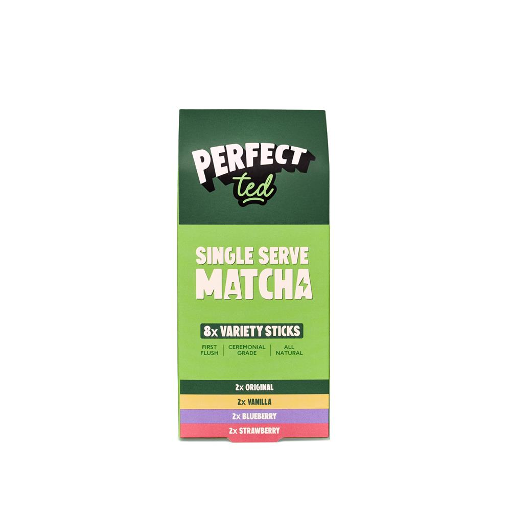 PerfectTed Matcha Powder Sachets Variety 8 Pack 33g