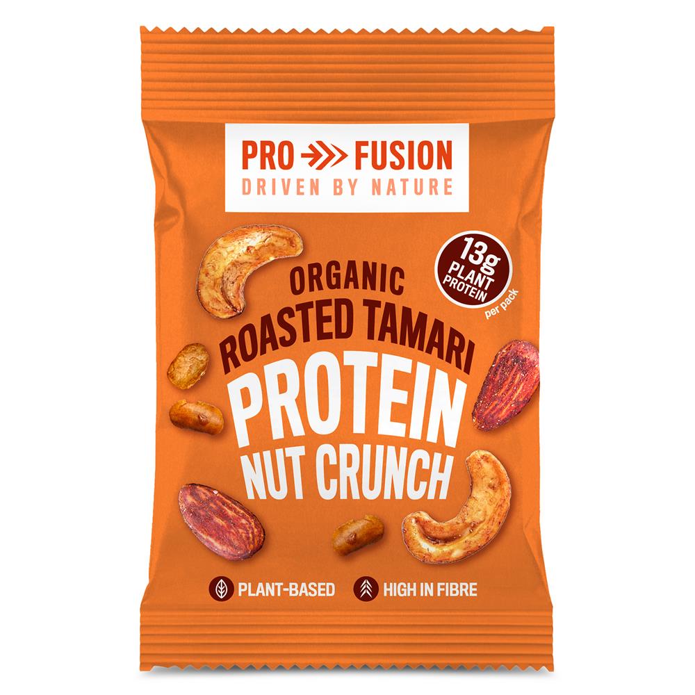 Profusion Organic Protein Nut Crunch Roasted Tamari 45g (Sold in multi