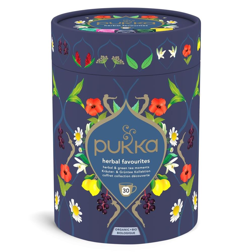 Pukka Herbs Organic Pukka Herbal Favourites Collection 30 Sachets