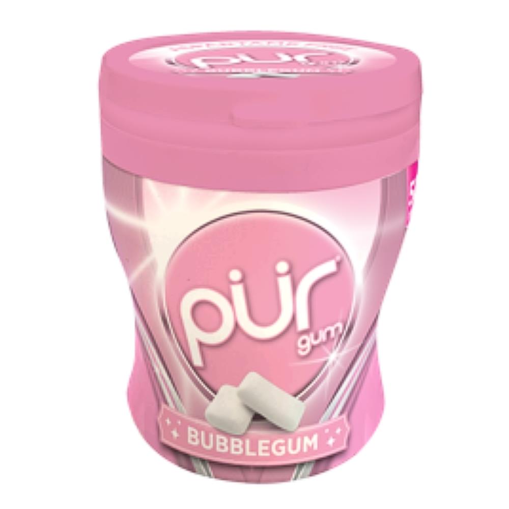 Pur Gum ASPARTAME FREE - PUR Gum Bubblegum 70g Shaker Cup (Sold in mul