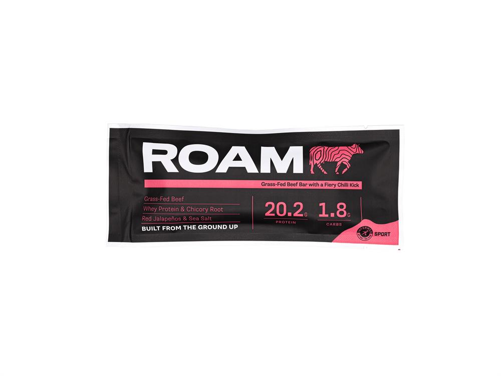 Roam Jalapeno Chilli Grass-fed Beef Bar 45g (Sold in multiple of 4)
