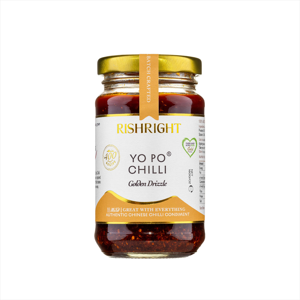 Rishright Yo Po Chilli Golden Drizzle 160g