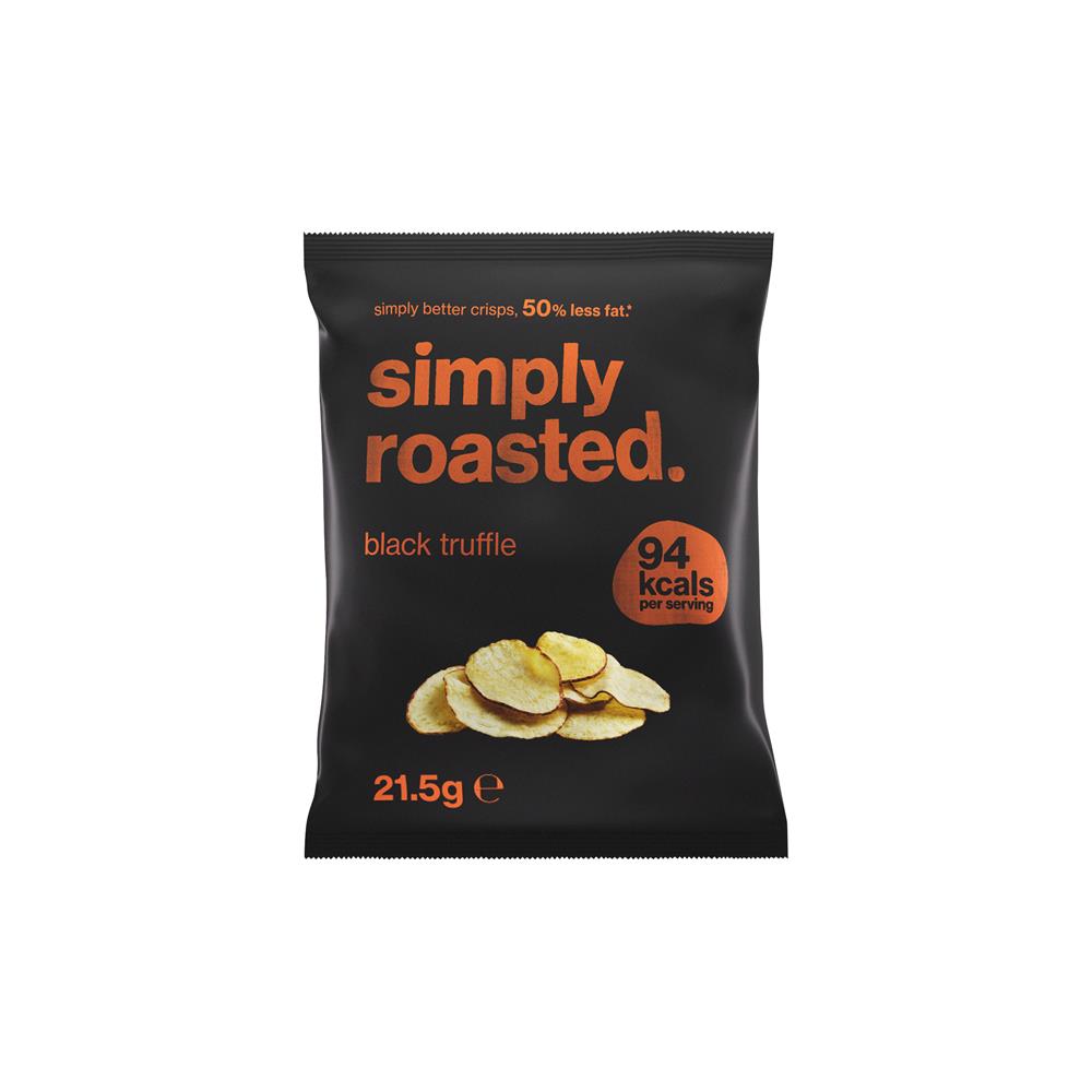 Simply Roasted Black Truffle Crisps 21.5g (Sold in multiple of 24)