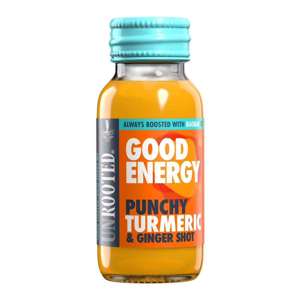 Punchy Turmeric Shot turmeric and ginger good energy shot 60ml (Sold i