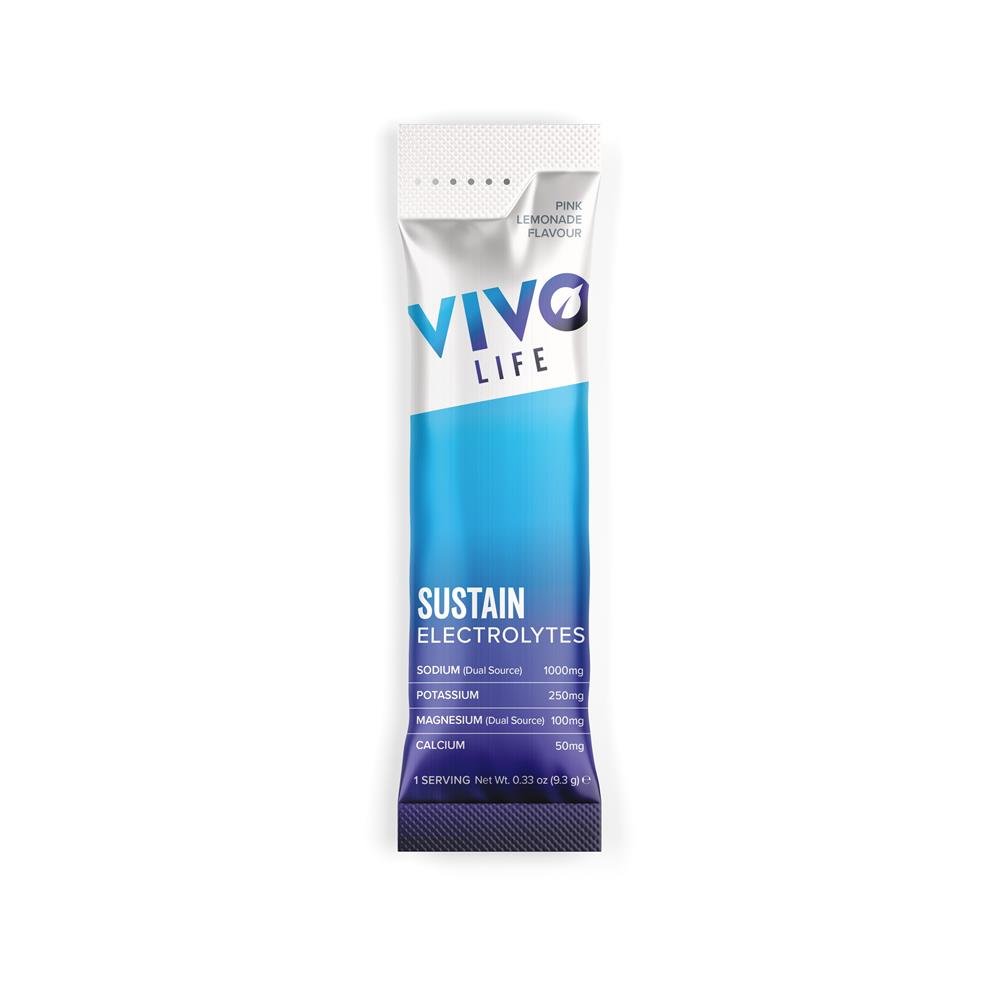 Vivo Life Sustain Electrolytes Pink Lemonade Sachet (Sold in multiple